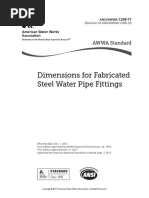 AWWA-C207 (2018) - Steel Pipe Flanges For Waterworks Service | PDF ...