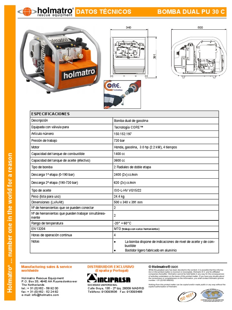 Motor Holmatro | PDF | Energía y recursos | Naturaleza