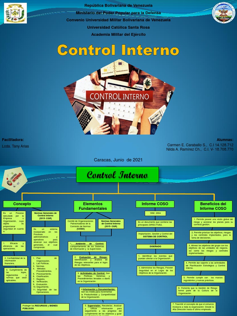 Mapa Conceptual de Control Interno | Descargar gratis PDF | Planificación | Economias