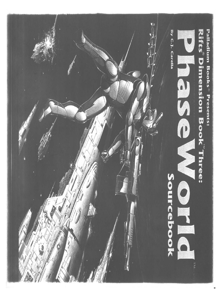 Rifts - Dimension Book 03 - Phase World Sourcebook - Sux | PDF