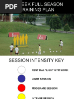 3 Week Pre-Season Training Plan | PDF | Aerobic Exercise | Defender ...