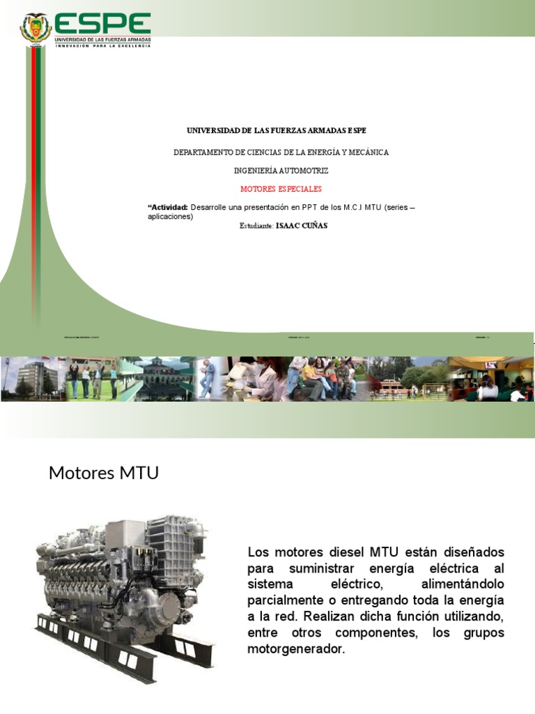 Motores MTU | PDF