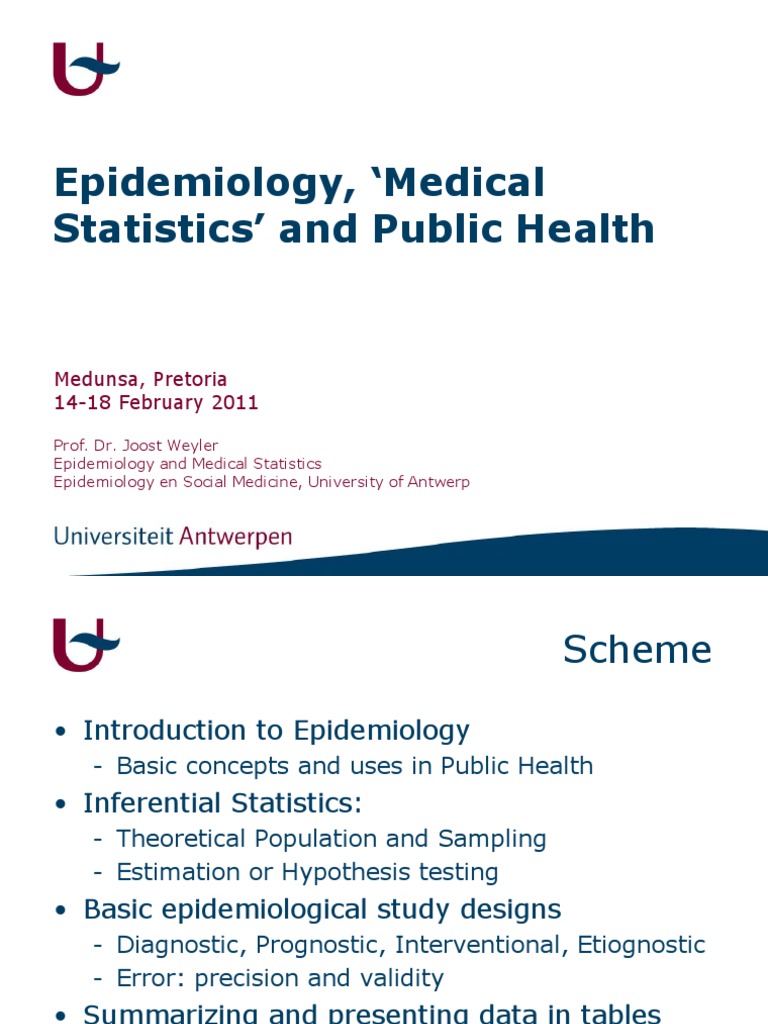 Epidemiology and Medical Statistics | PDF | Evidence Based Medicine ...