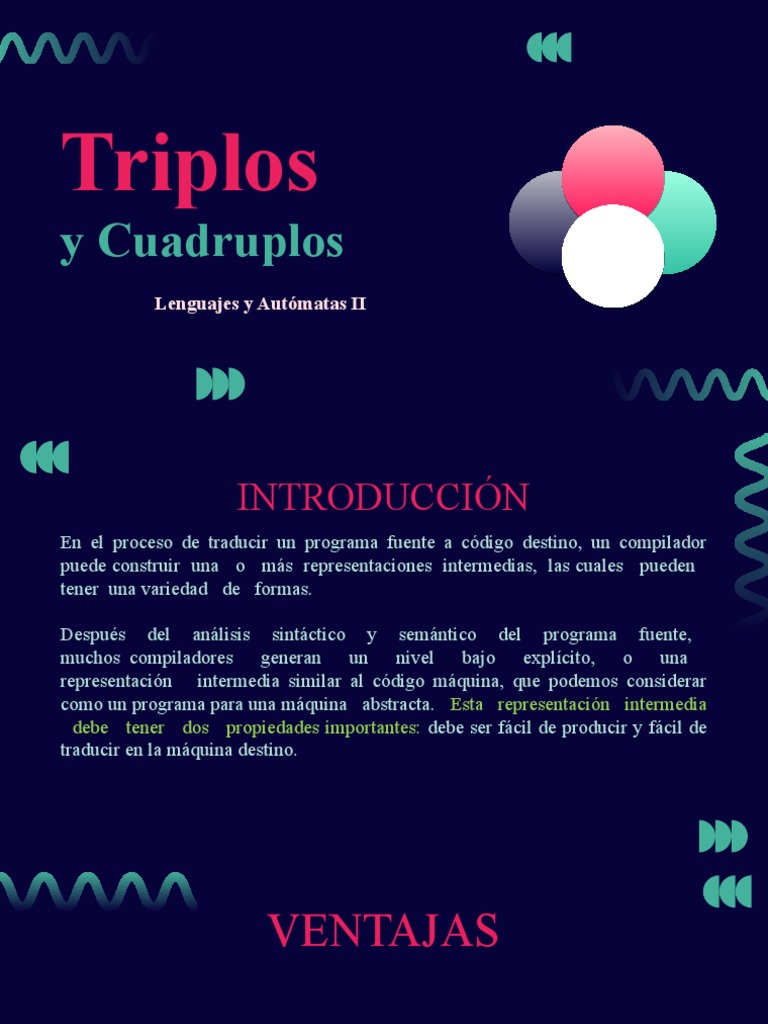 Triplos y Cuadruplos en Compiladores | PDF | Compilador | Desarrollo de ...