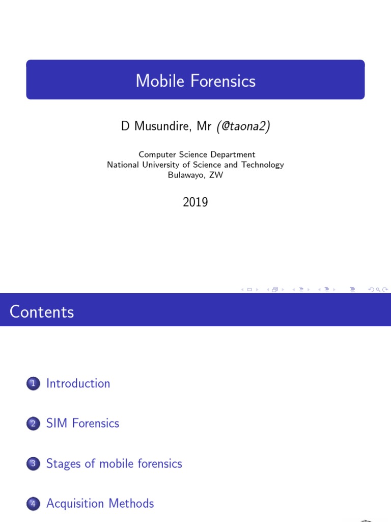 Mobile Forensics | PDF | Mobile Phones | Information Age