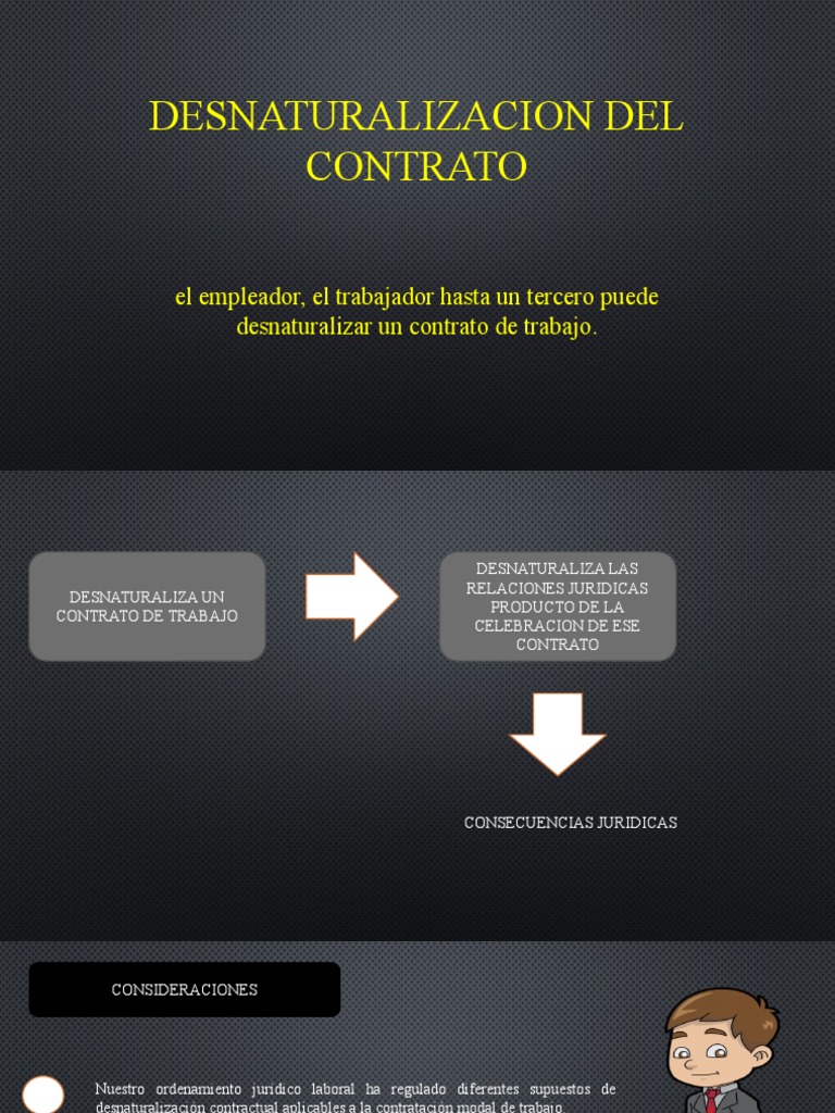 Desnaturalizacion Del Contrato PPT 7 | PDF | Derecho privado | Ley común