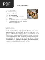 Receta de Chiskey | PDF | Tarta de queso | Crema