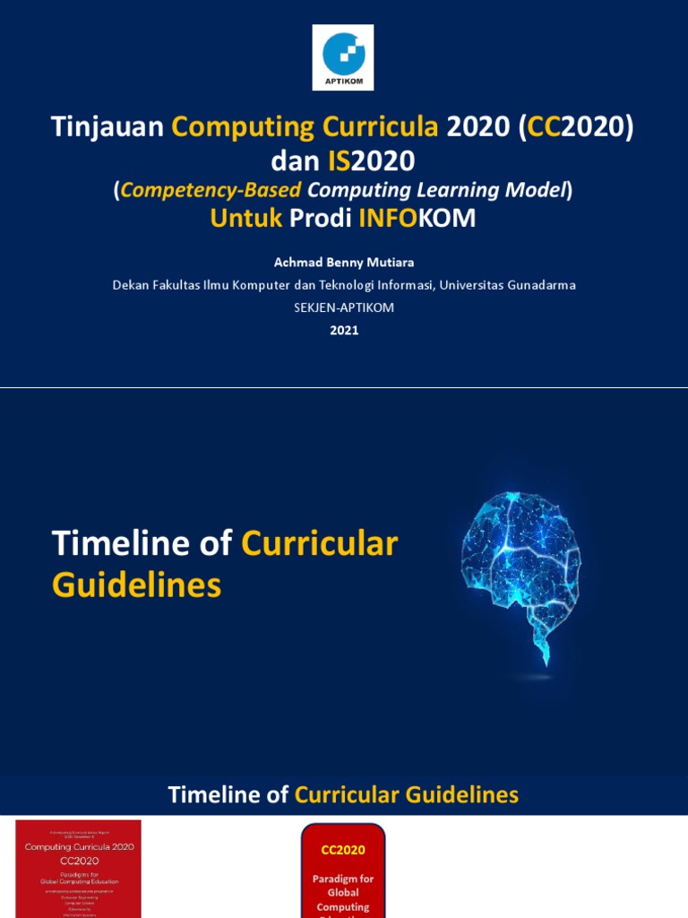 Review of the Computing Curricula 2020 (CC2020) and IS2020 (Competency ...