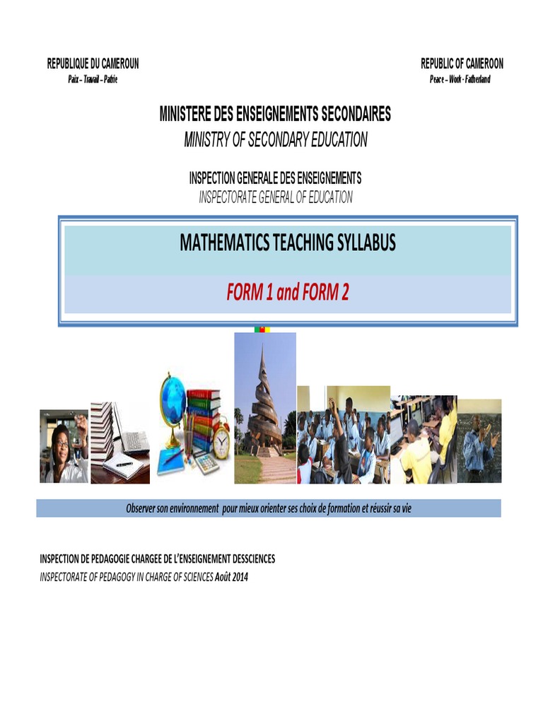 Maths Syllabus F1&F2 | Download Free PDF | Learning | Curriculum