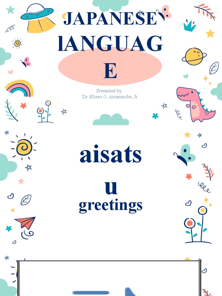 Hiragana PPT Kids | PDF