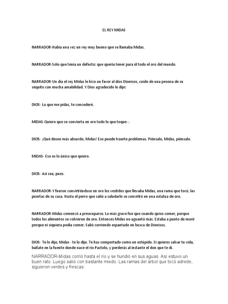 El Rey Midas | PDF