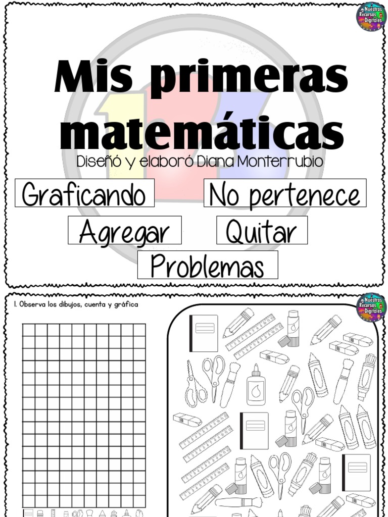 Cuaderno Mis Primeros Problemas Matemáticos | PDF | Enseñanza de ...