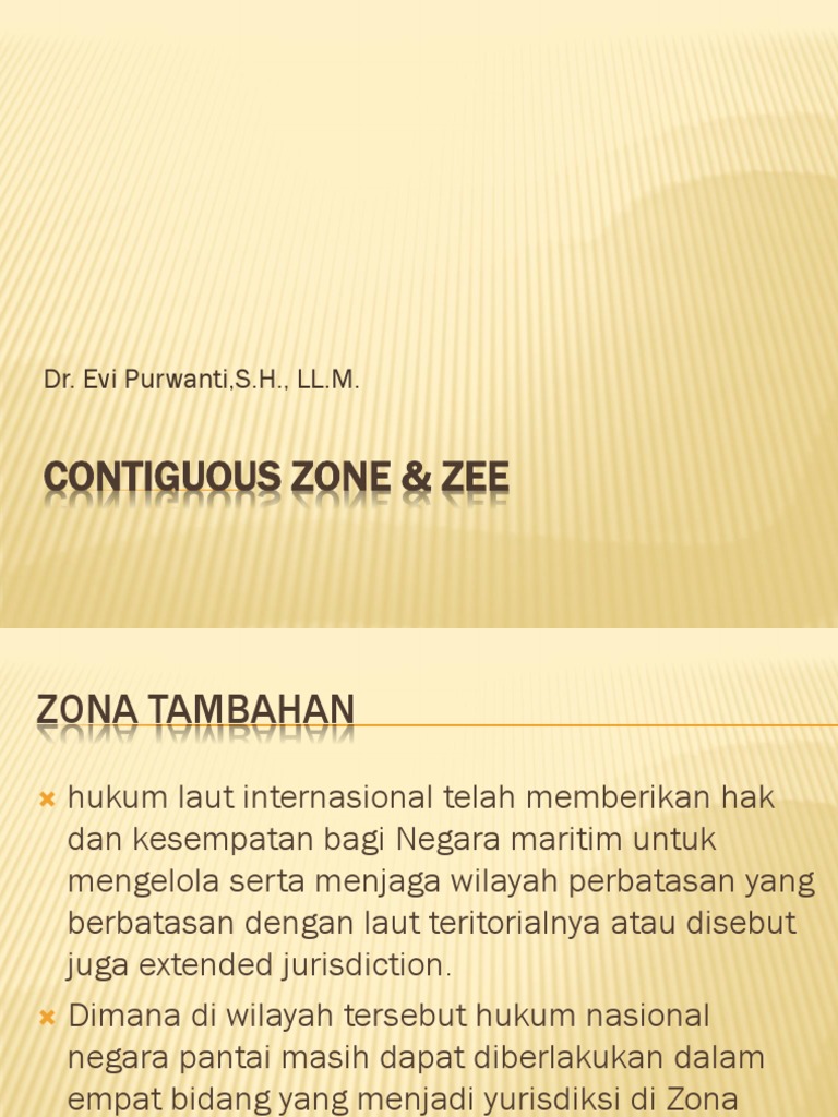 7 Contiguous Zone & ZEE | PDF