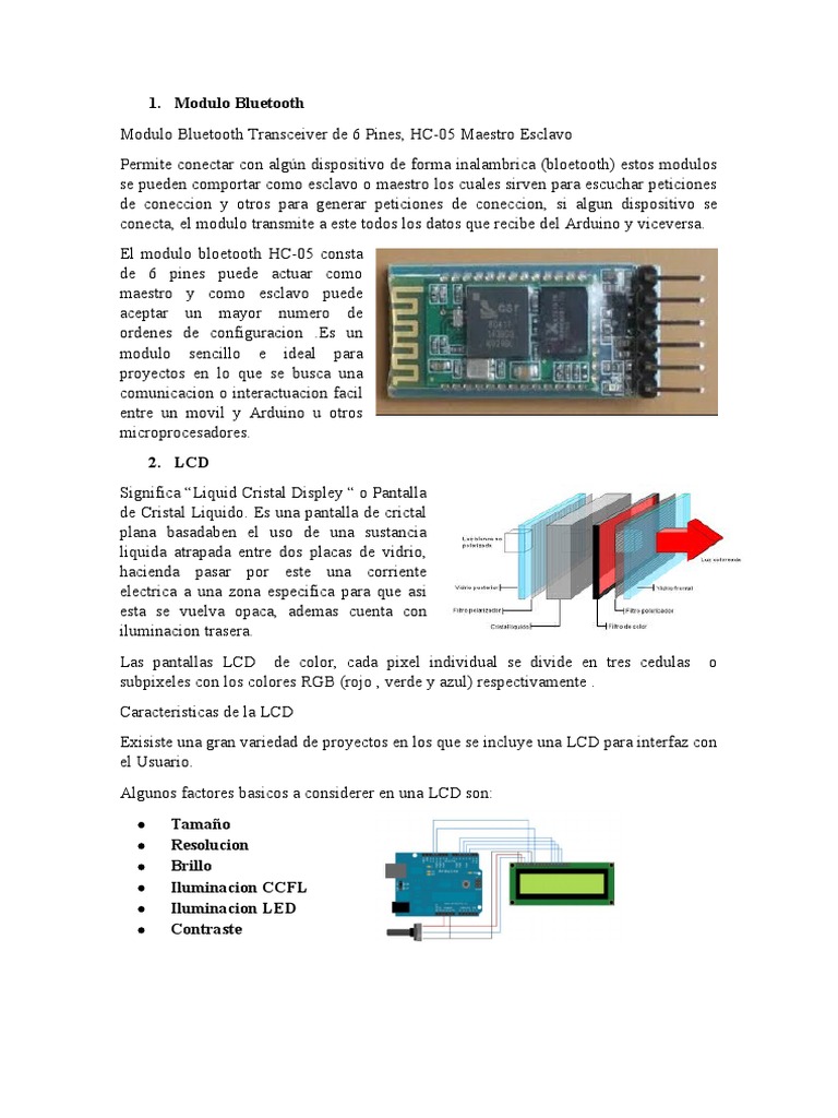 Materiales Del Programa Arduino | PDF | Ingenieria Eléctrica | Electromagnetismo