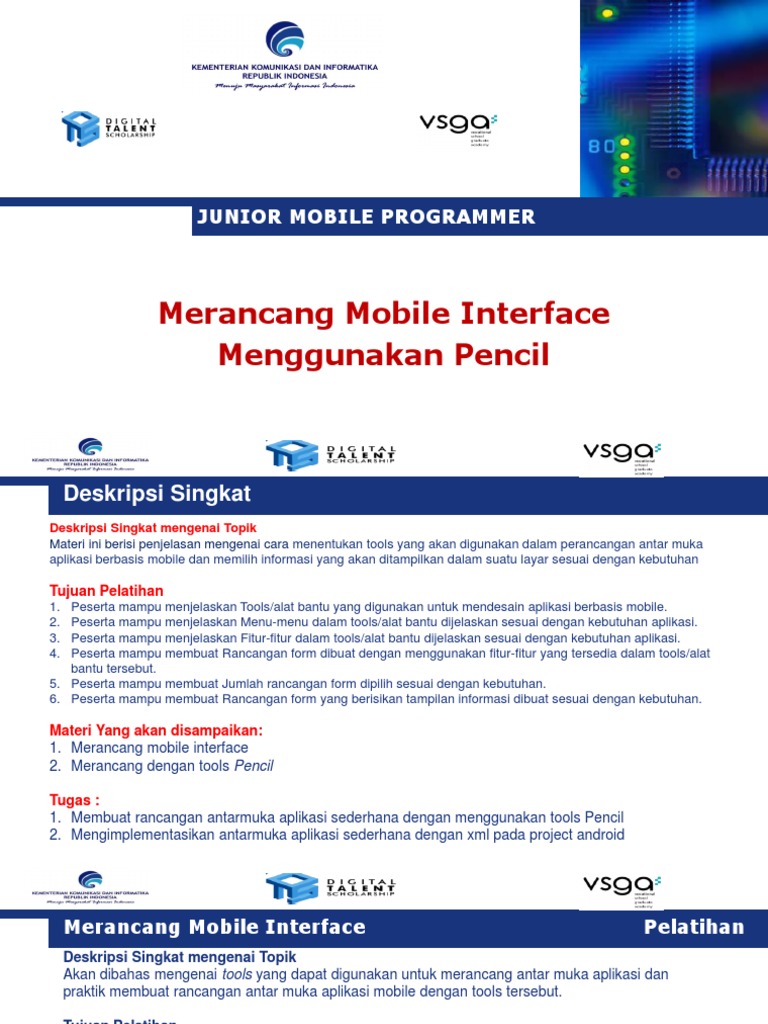 Pertemuan 04 - Merancang Mobile Interface | PDF