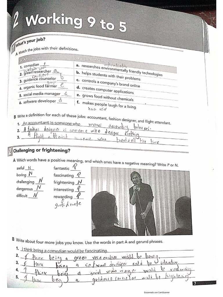 Unit 2-Workbook | PDF