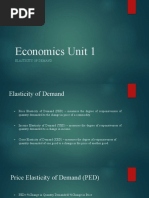 Calculate PED and YED Examples | PDF | Demand | Elasticity (Economics)