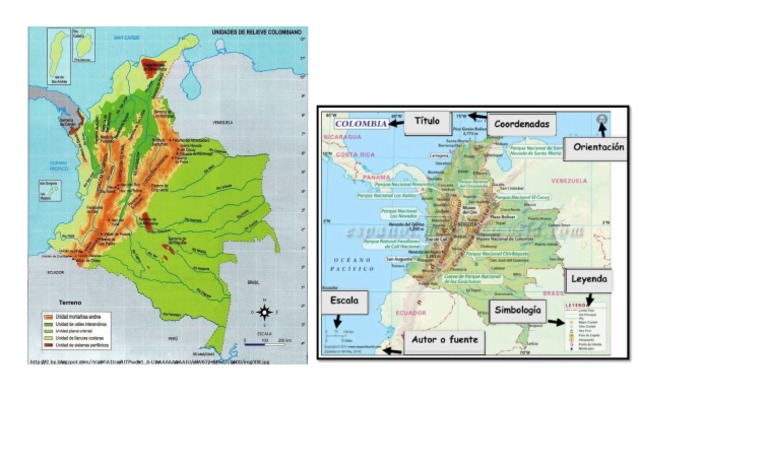 Mapa Con Elementos y Mapa para Ubicar Elementos | PDF