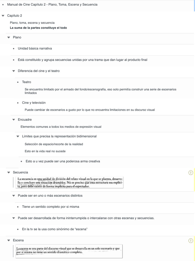 Manual de Cine Capítulo 2 - Plano, Toma, Escena y Secuencia ...