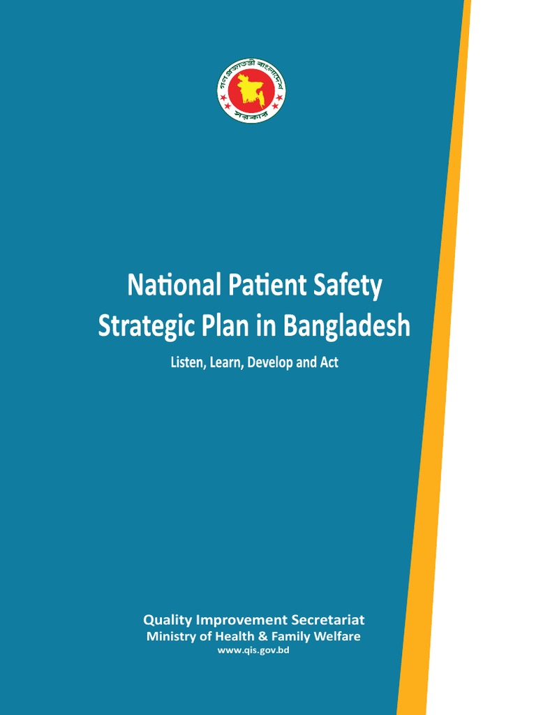 National Patient Safety Strategic Plan in BD | PDF | Patient Safety ...