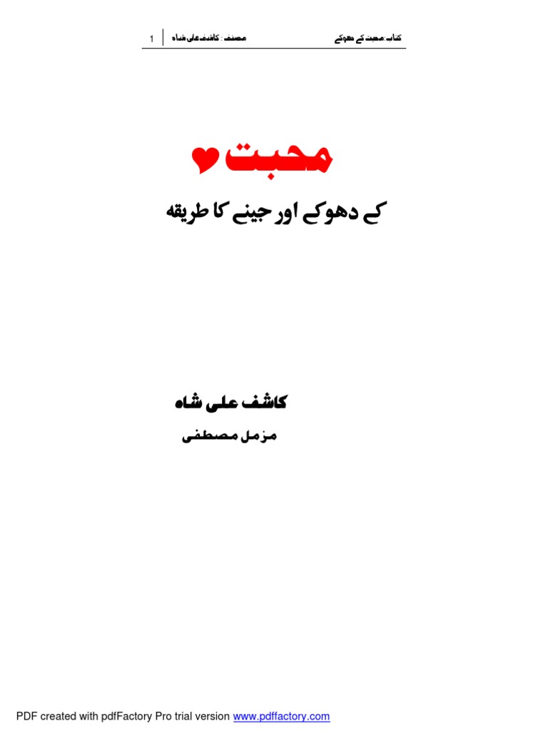Love & Life Book by Kashif Ali Shah | PDF | Latin Script | Western ...
