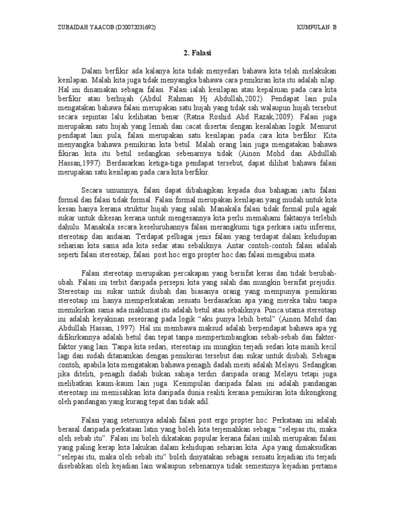 2 Falasi | PDF