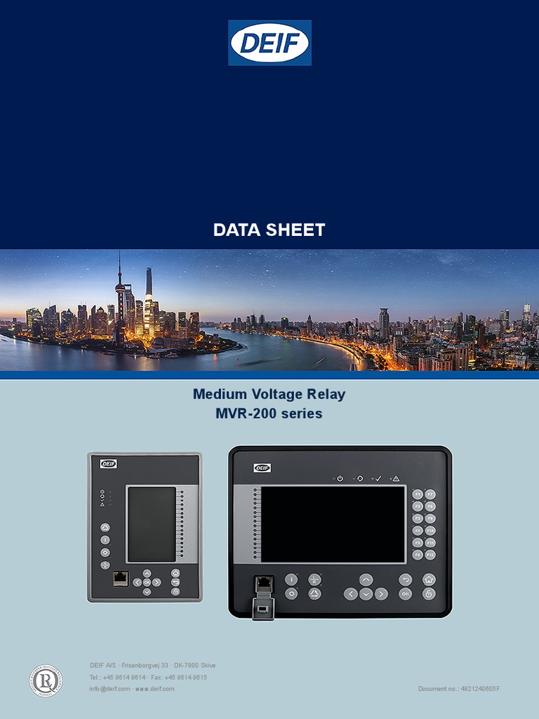 MVR 200 Data Sheet 4921240605 Uk | PDF | Power Supply | Electrical ...