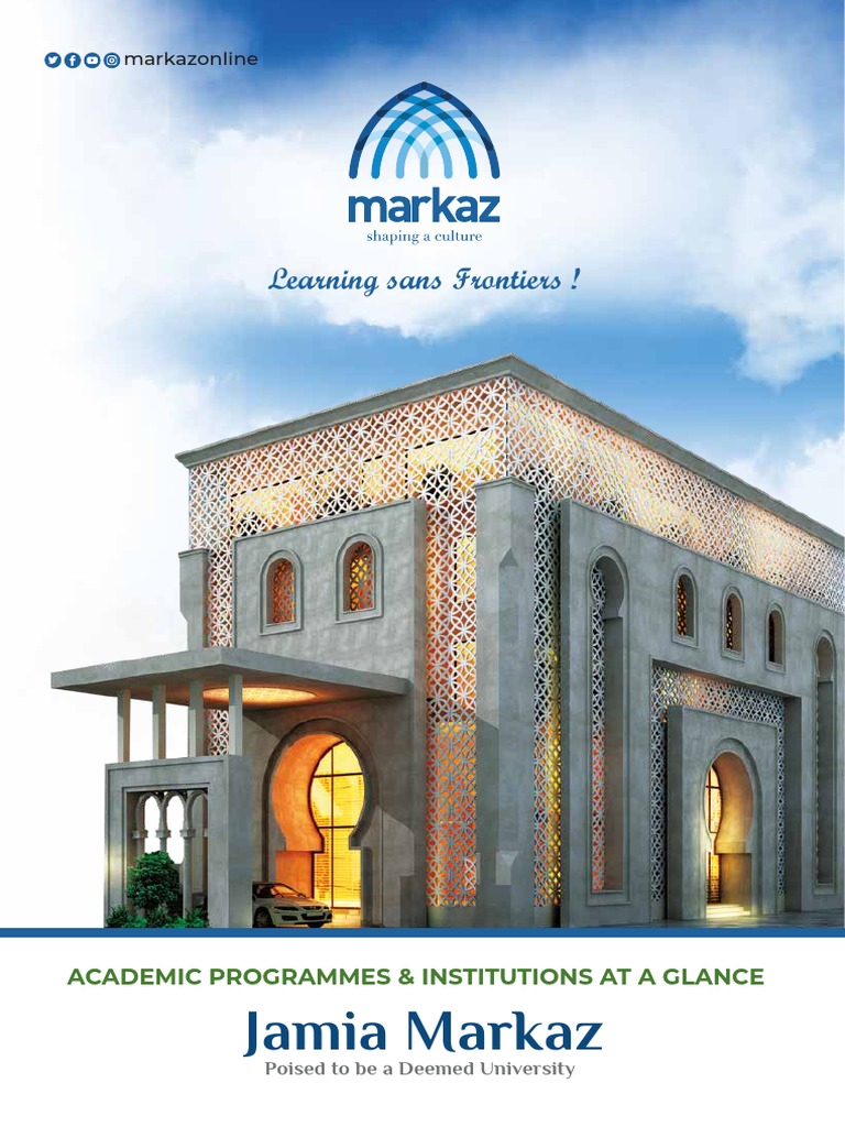 Markaz Programmes | PDF | Bachelor's Degree | Schools