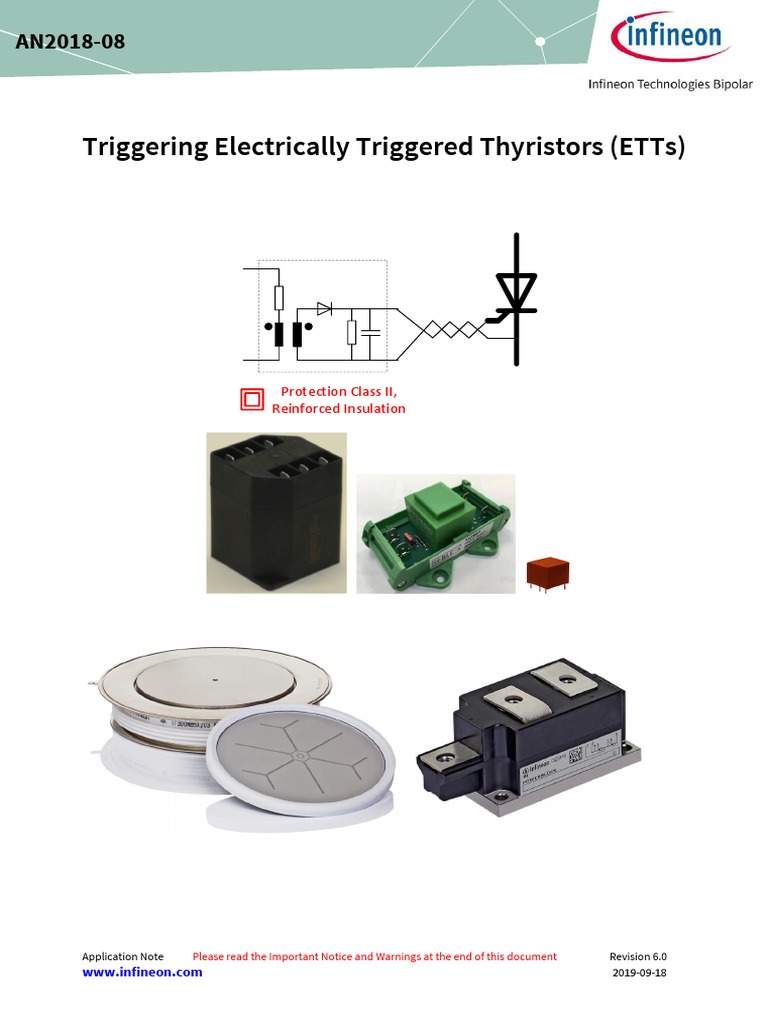 Triggering Electrically Triggered Thyristors (Etts) : Reinforced ...