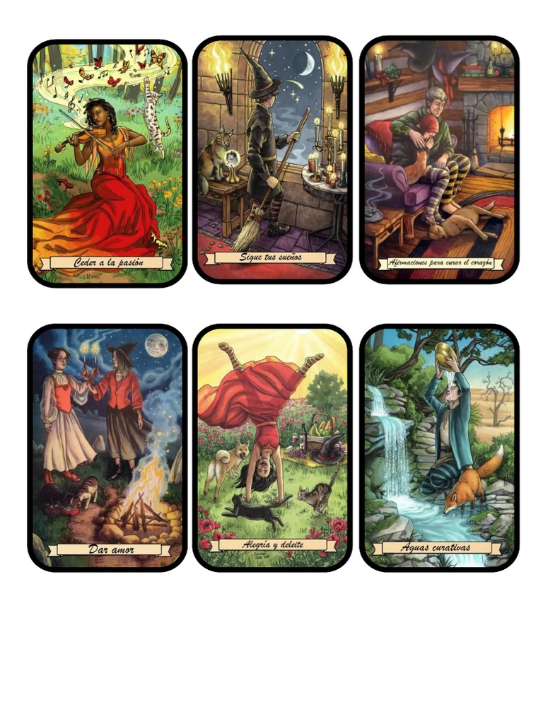 PDF Cartas Oraculo de Las Brujas | PDF