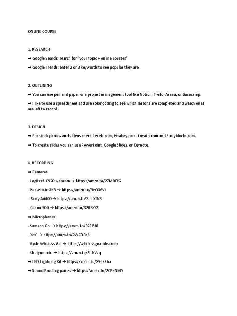 How To Create Online Course | PDF