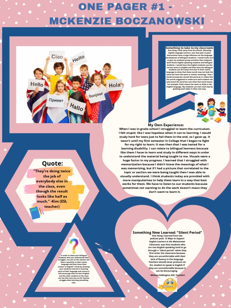 One Pager 1 | Download Free PDF | Cognitive Science | Learning
