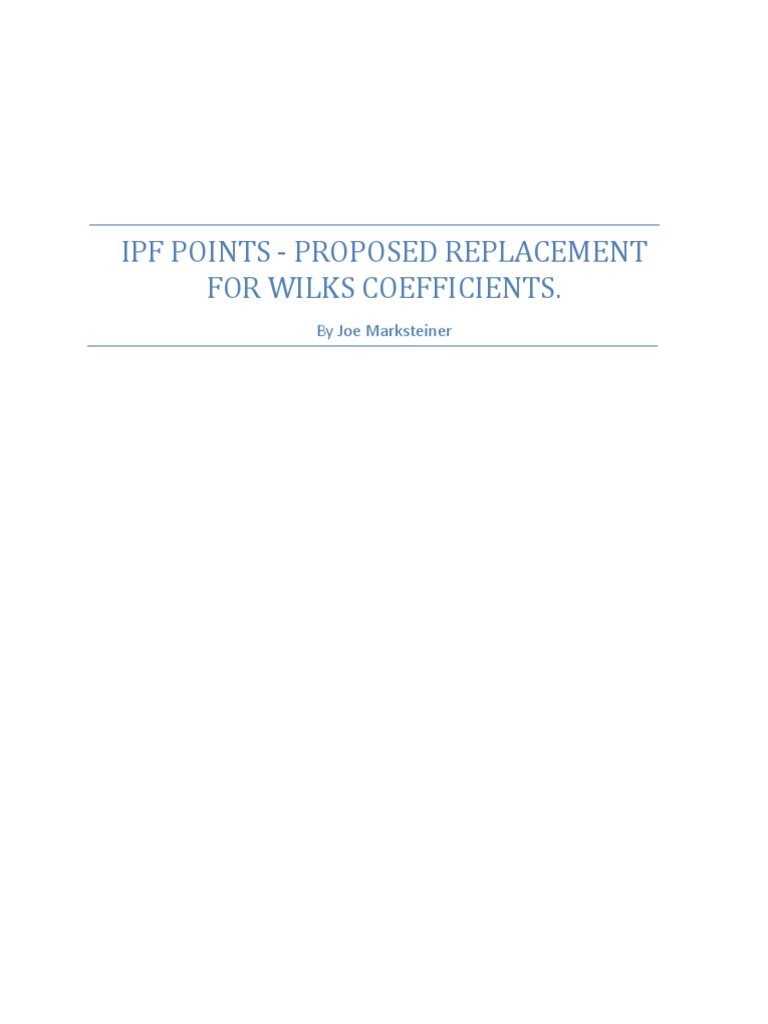 IPF Points Proposal | PDF | Teaching Mathematics | Science