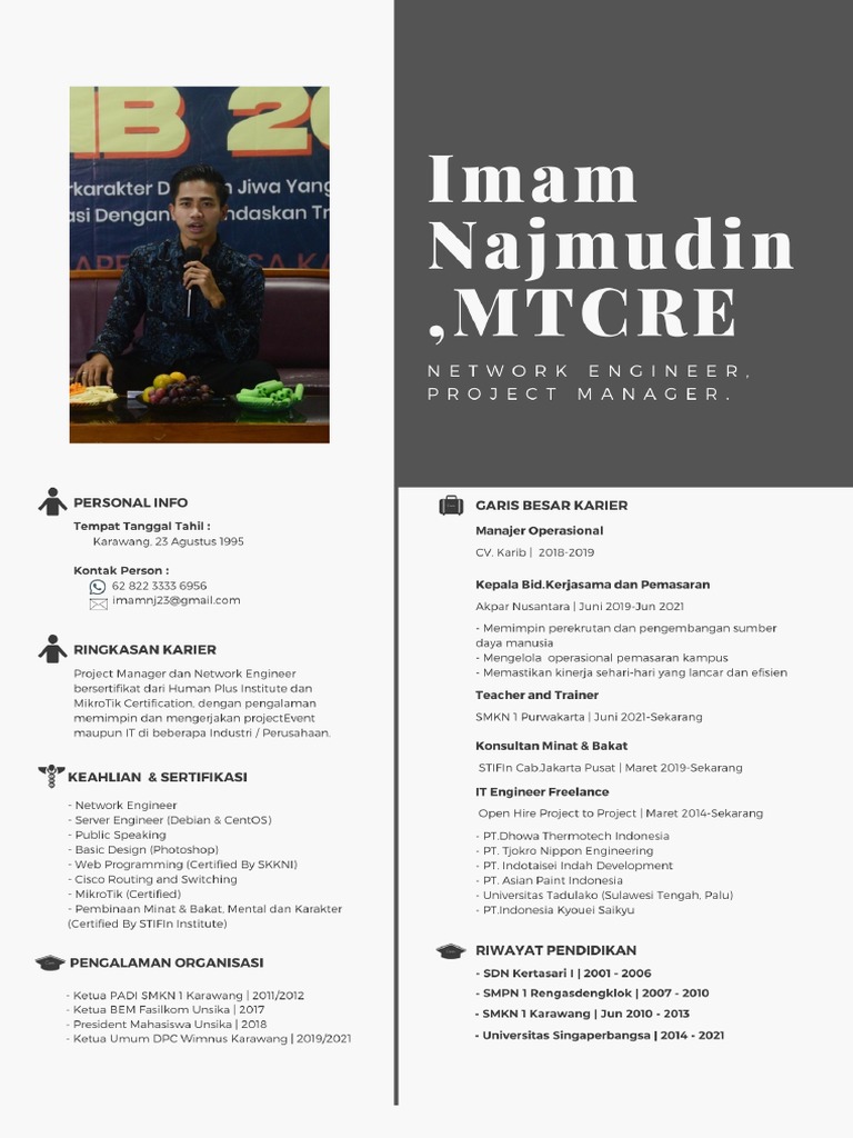 CV Imam New 2021 | PDF