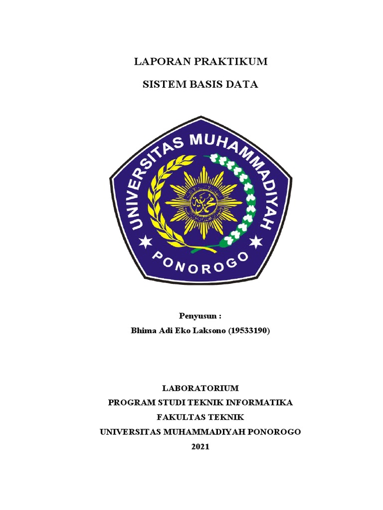Praktikum Sistem Basis Data | PDF | Komputer
