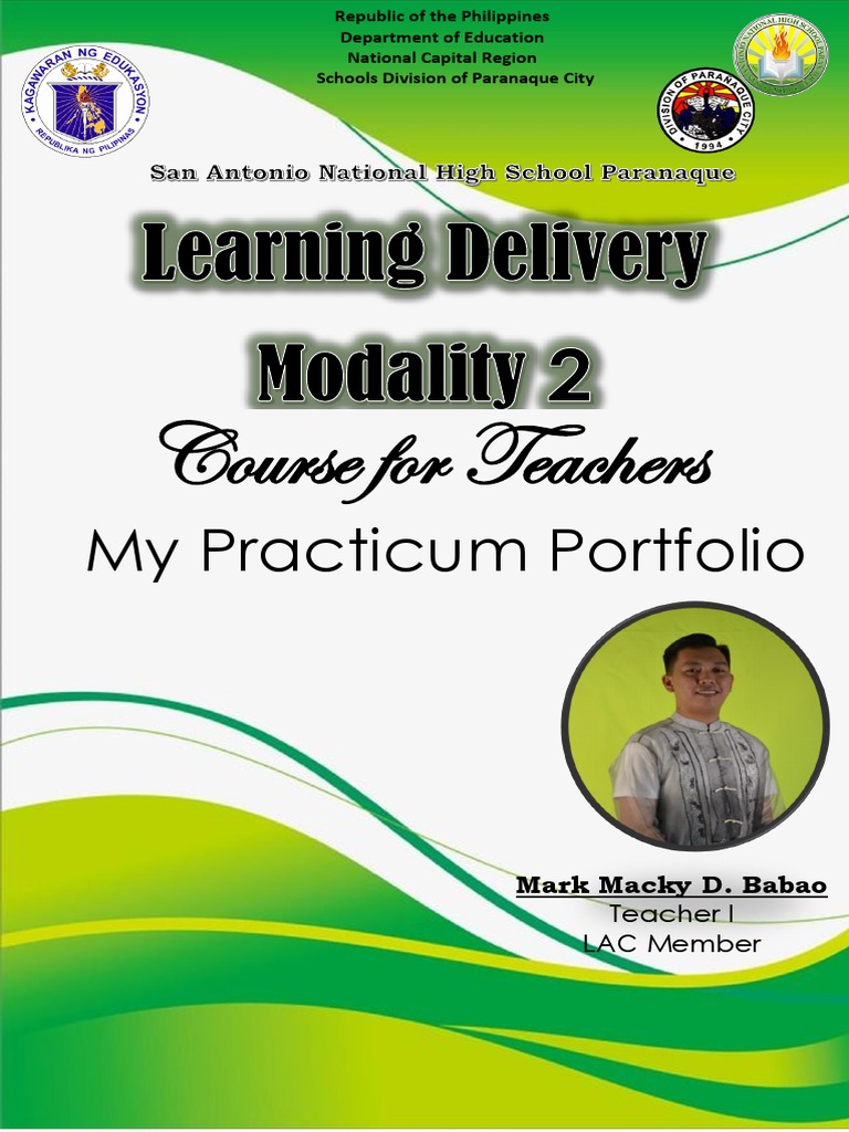 Course For Teachers: My Practicum Portfolio | PDF | Educational Technology | Learning