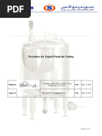 Pneumatic Test (Air Test) Procedure | PDF | Calibration | Leak