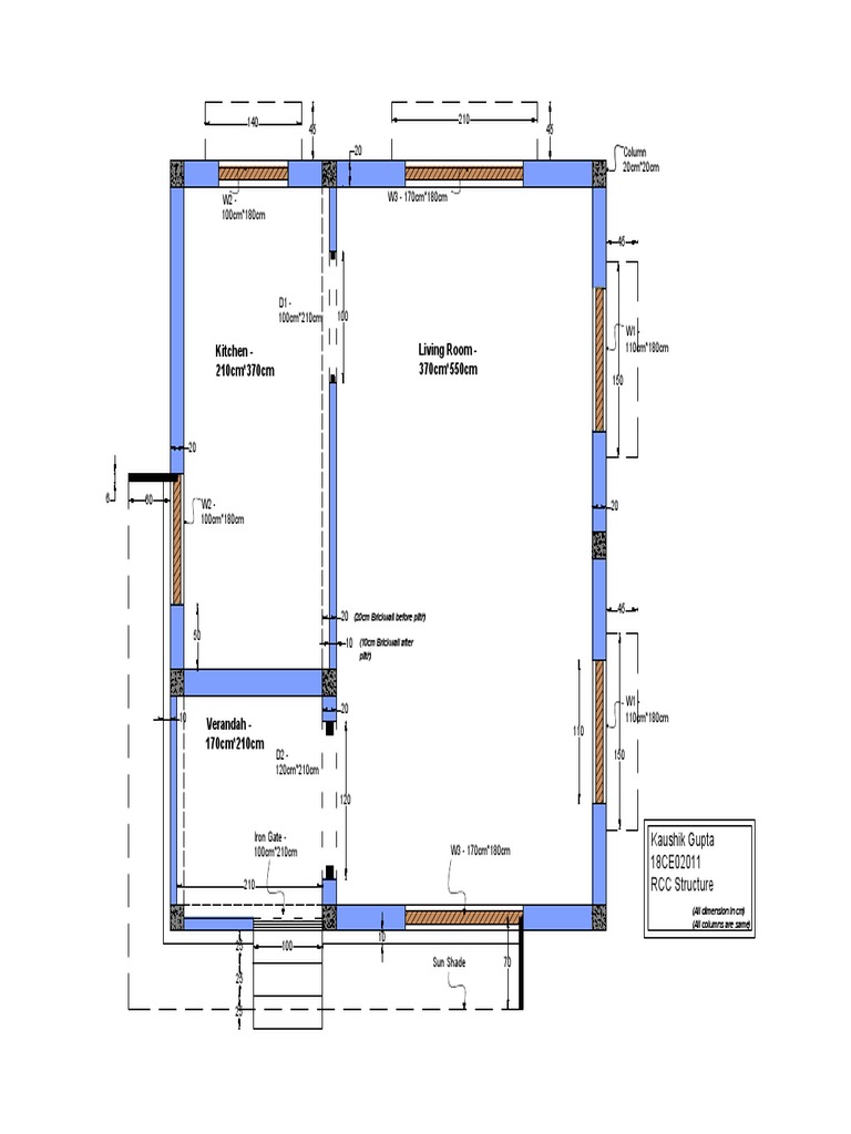RCC Structure Plan | PDF