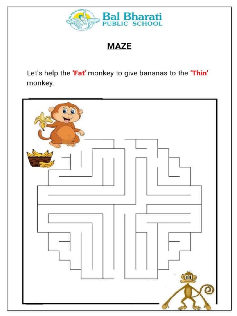 Fat - Thin Worksheet | PDF