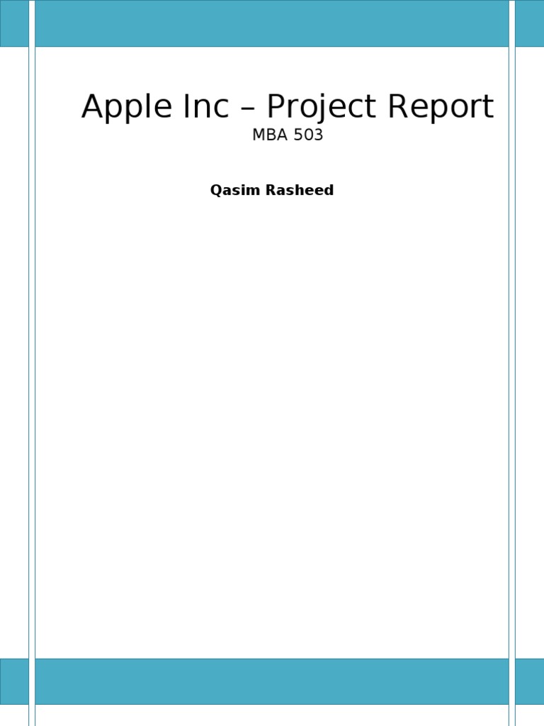 Annual Report Apple Summer2009 Lisa Qasim | PDF | Equity (Finance ...