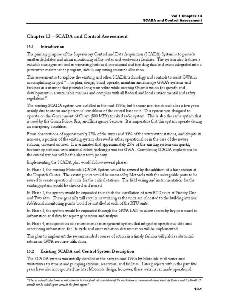 SCADA System Revitalization Plan | PDF | Valve | Scada