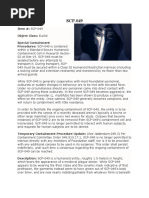 Enhanced SCP Document Template | PDF