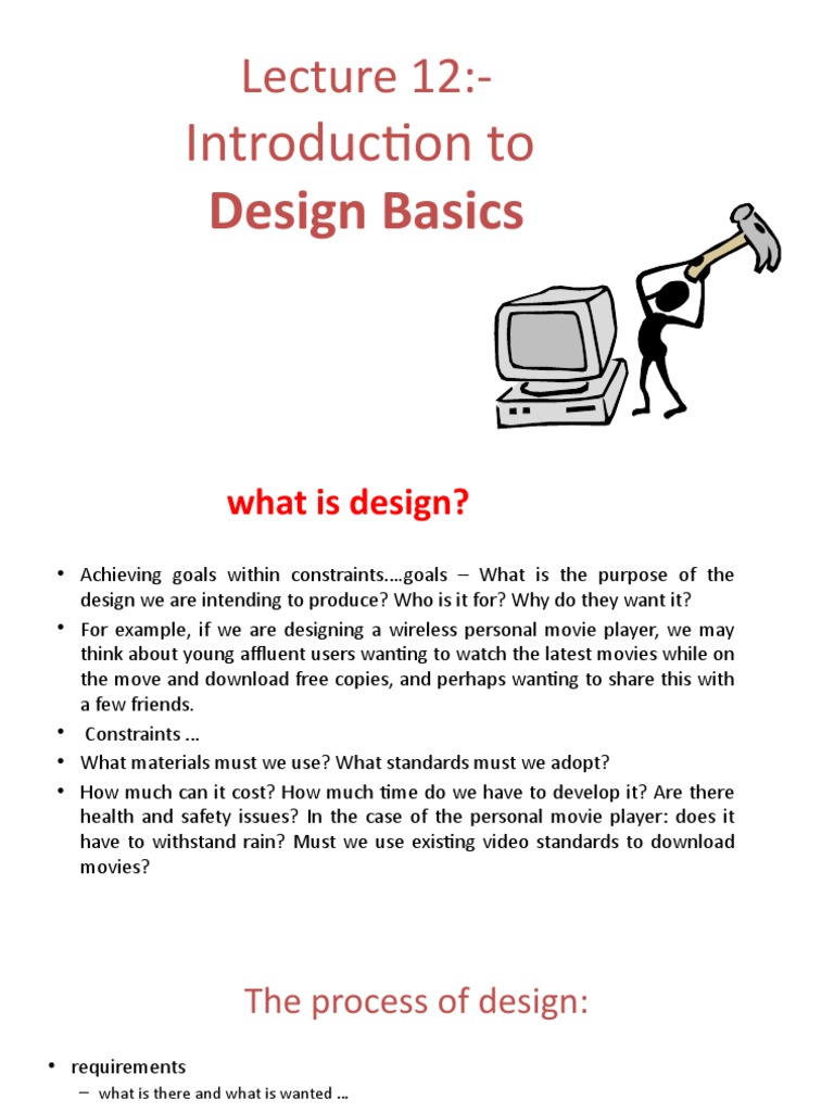 Lecture 12 - Design Rules | PDF | Menu (Computing) | Graphical User ...