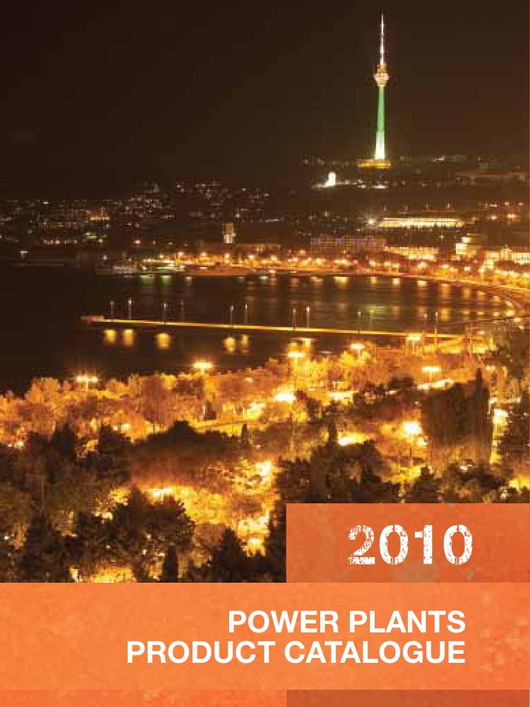 Power Plants Product Catalogue 2010 | PDF | Cogeneration | Natural Gas