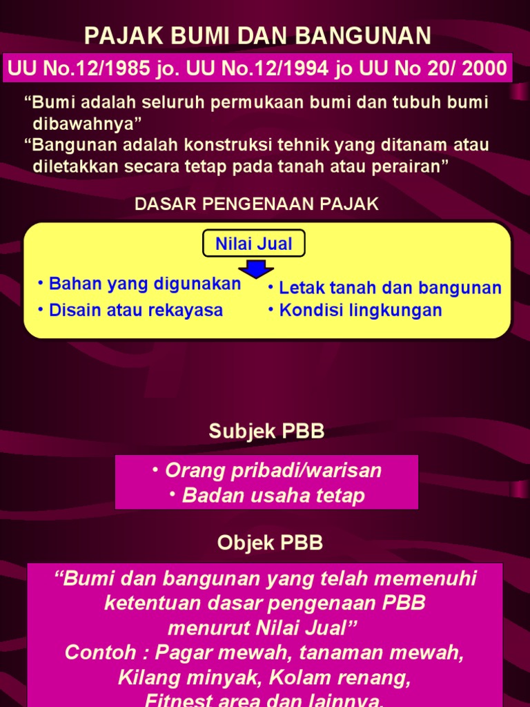 SK2-Sis Perpajakan Indonesia PBB | PDF