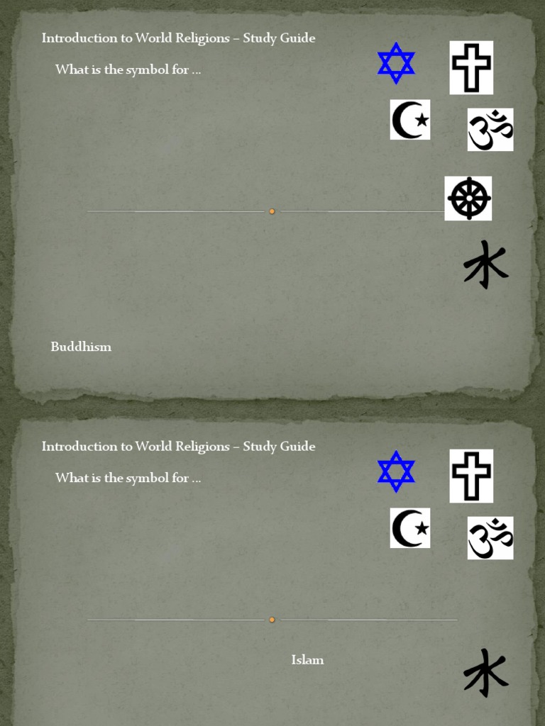 World Religions Study Guide Overview | PDF | Asia | Monotheism