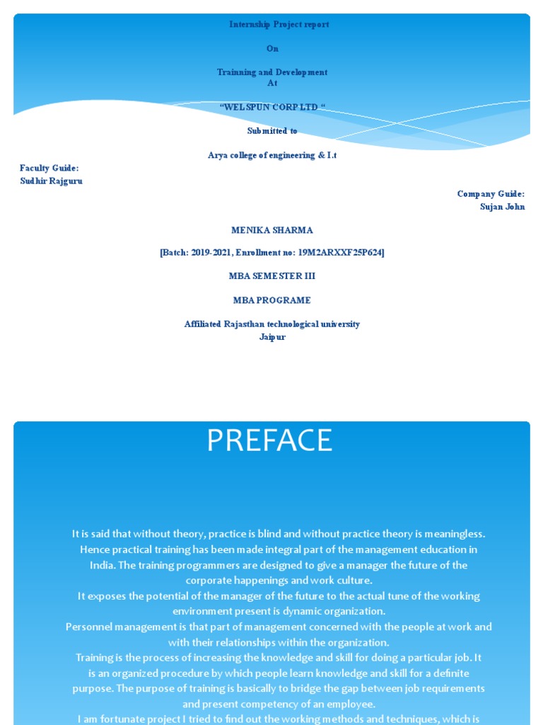 Project Report On HR | PDF | Swot Analysis | Demand