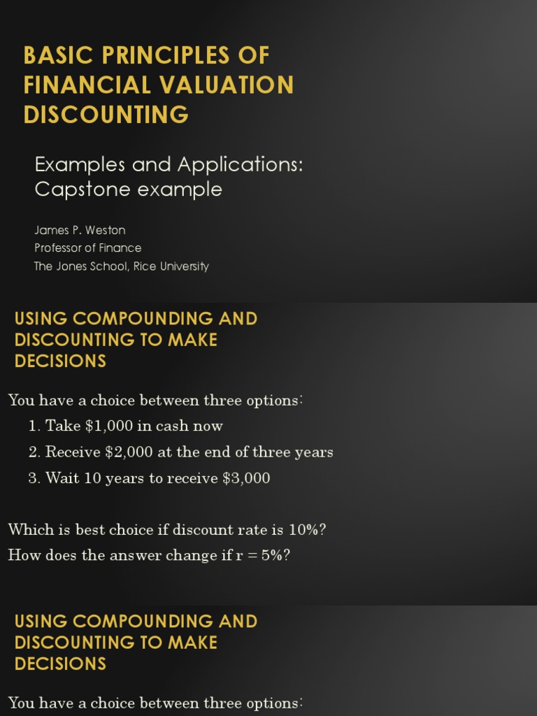 Examples and Applications Capstone Example | PDF