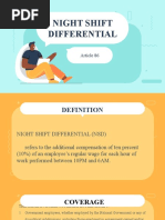 How To Compute Night Shift Differential | PDF | Overtime | Working Time