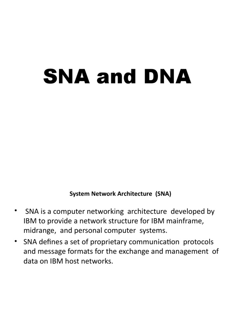 Sna Dna | PDF | Osi Model | Ethernet